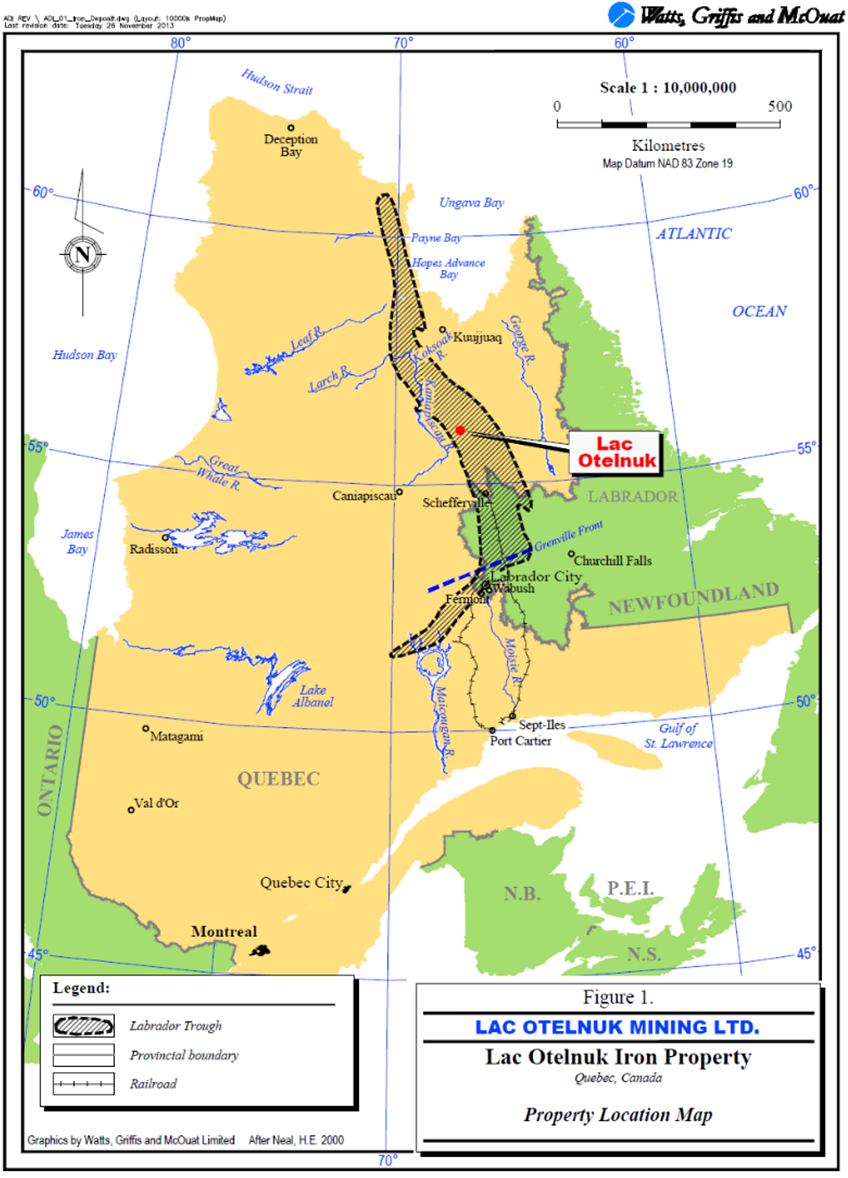 MetalQuest Mining Lac Otelnuk Iron Ore Project Overview - MetalQuest Mining